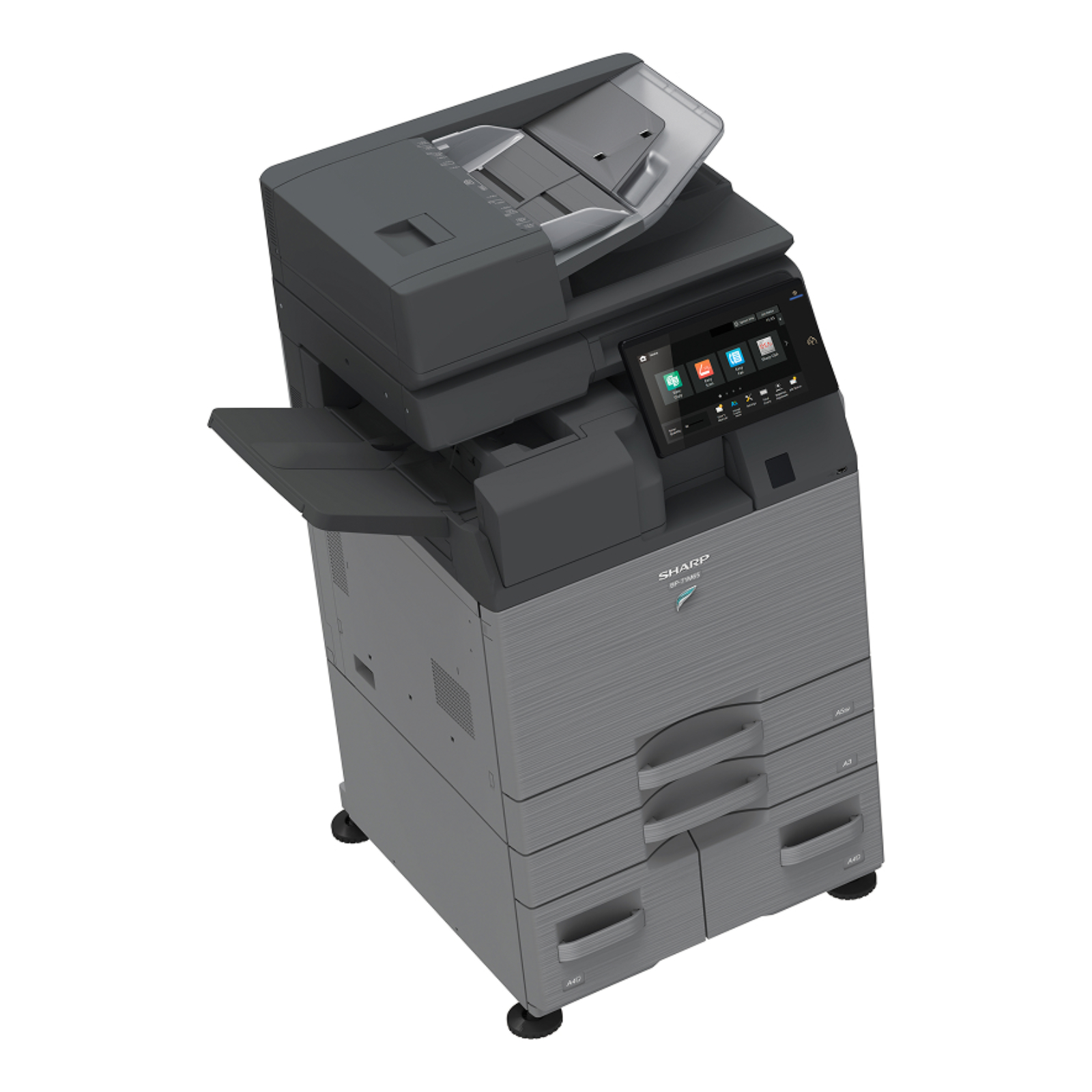 Sharp BP-71M31 Monochrome Networked Multifunction Printer | Platinum ...