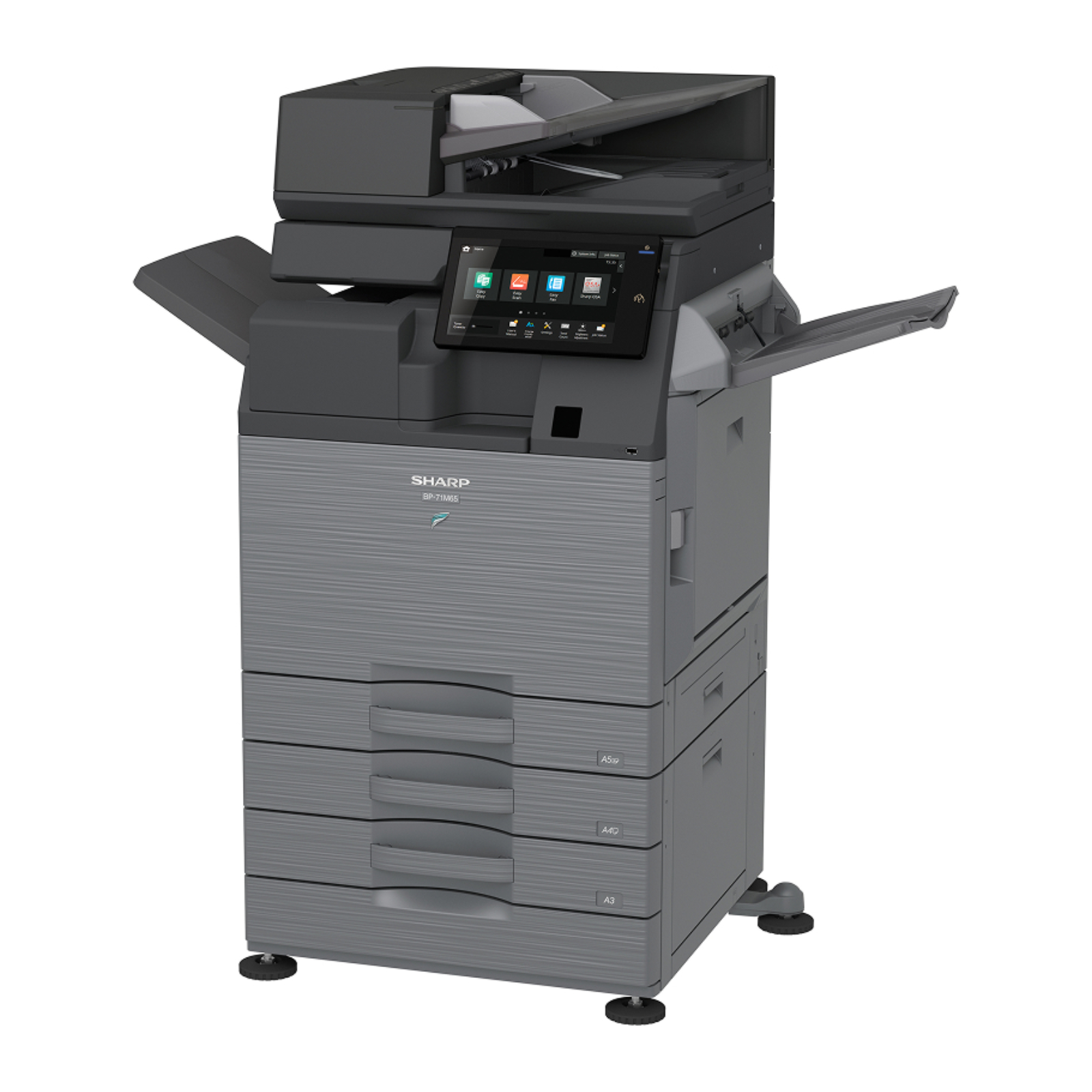 Sharp BP-71M36 Monochrome Networked Multifunction Printer | Platinum ...