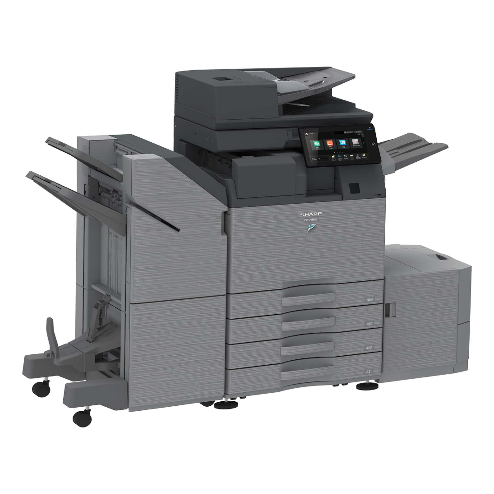 Sharp BP-71M36 Monochrome Networked Multifunction Printer | Platinum ...